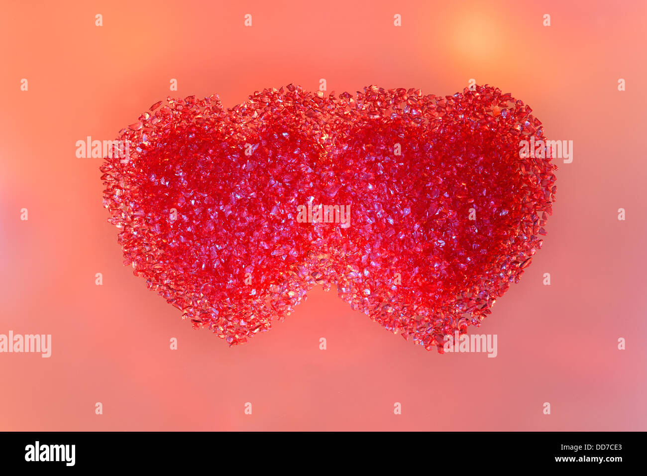 Two hearts love symbol hi-res stock photography and images - Alamy