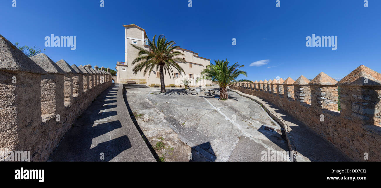 Spain, Majorca, View of Arta Castle Stock Photo - Alamy