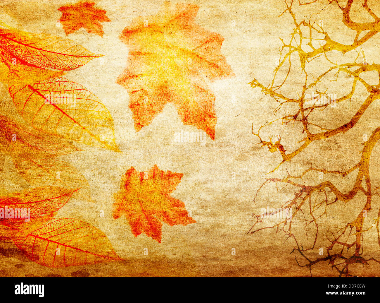 grunge abstract fall background Stock Photo - Alamy