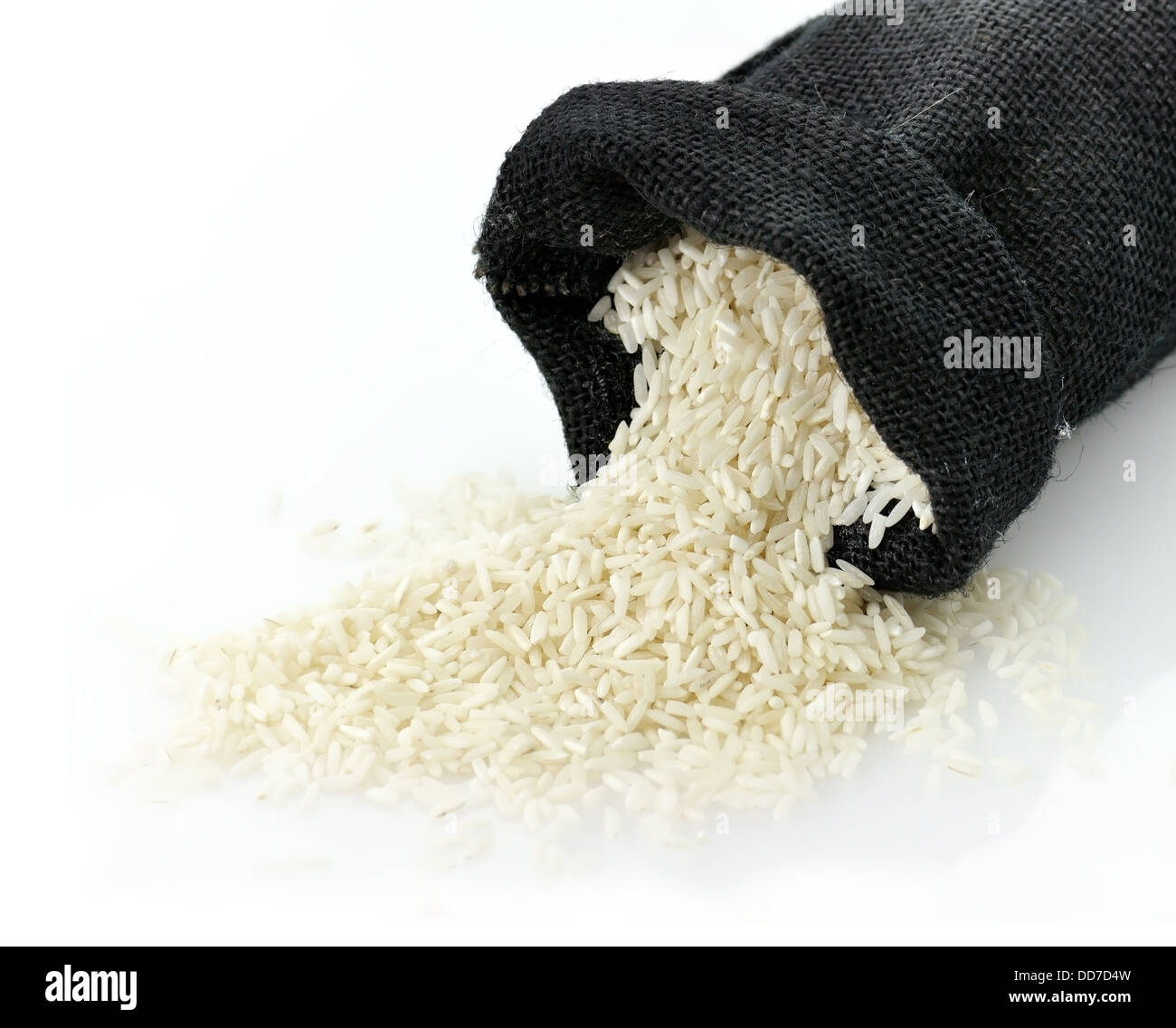 Open bag of uncooked rice hi-res stock photography and images - Alamy