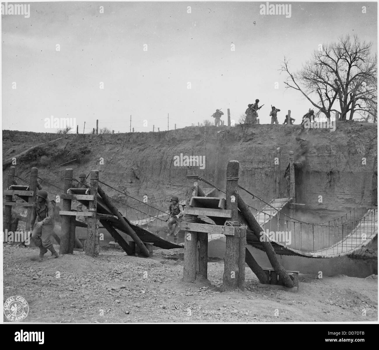 Commando training at Camp Carson in Colorado is depicted. The camp was ...