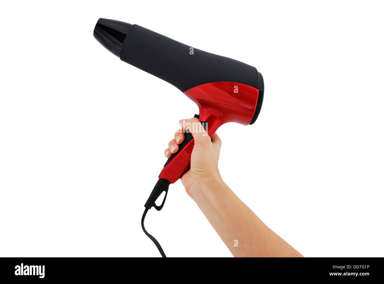 Hair care hand beauty Cut Out Stock Images & Pictures - Alamy