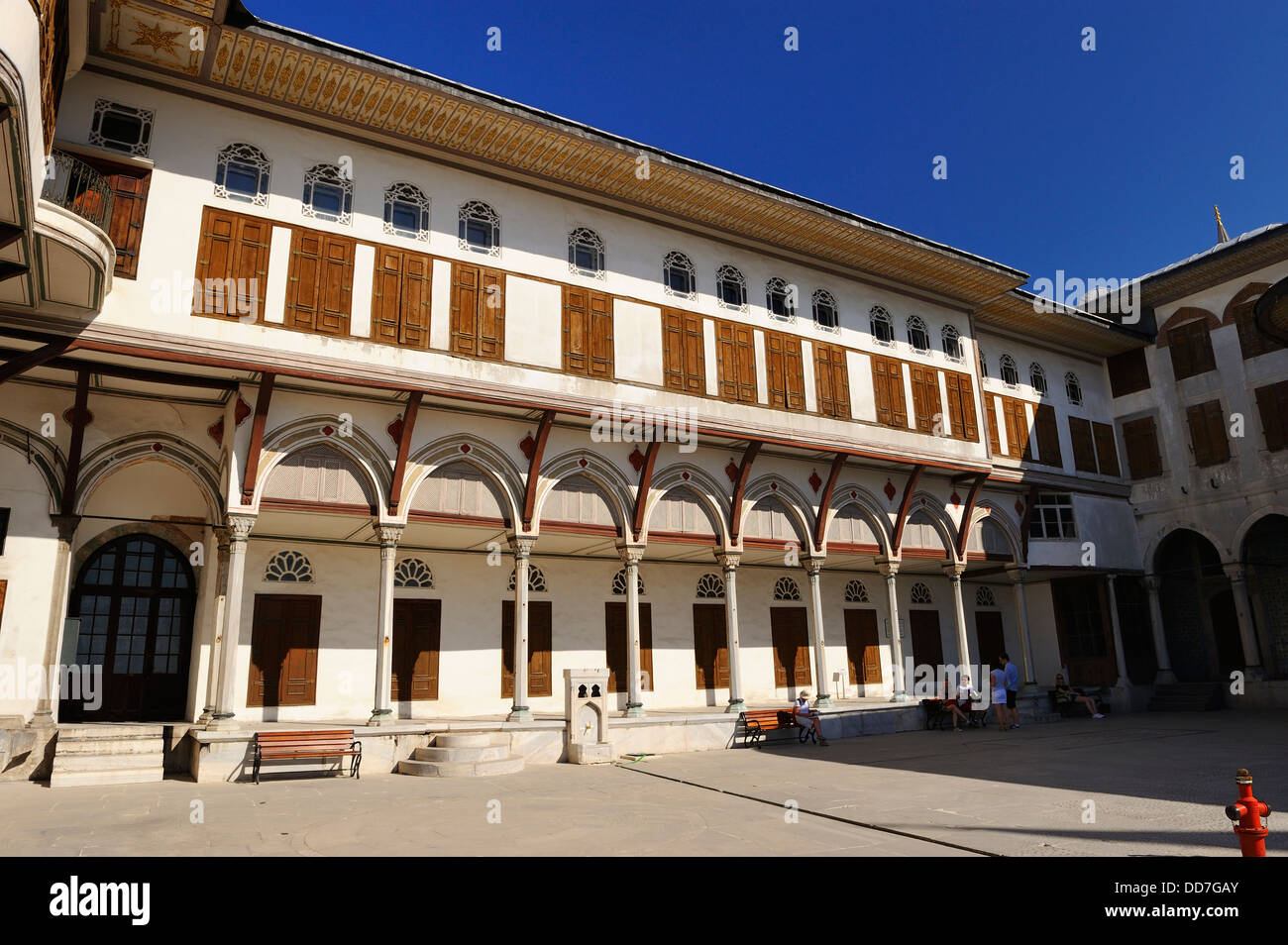 Interior of Harem - Topkapi Palace, Seraglio Point, Istanbul, Turkey ...