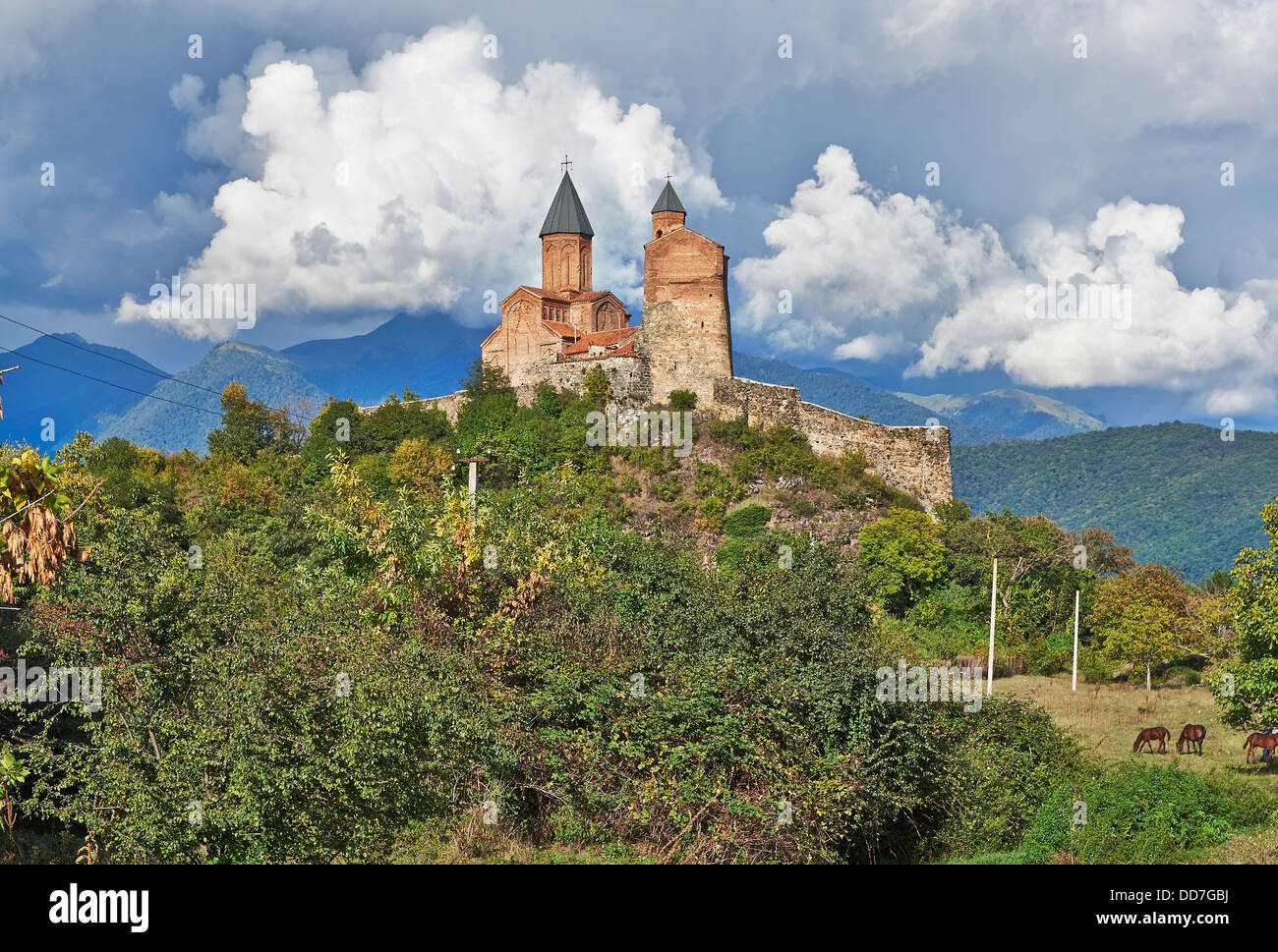 Gremi Fortress Monastery, Kakheti, Telavi, Georgia Stock Photo - Alamy