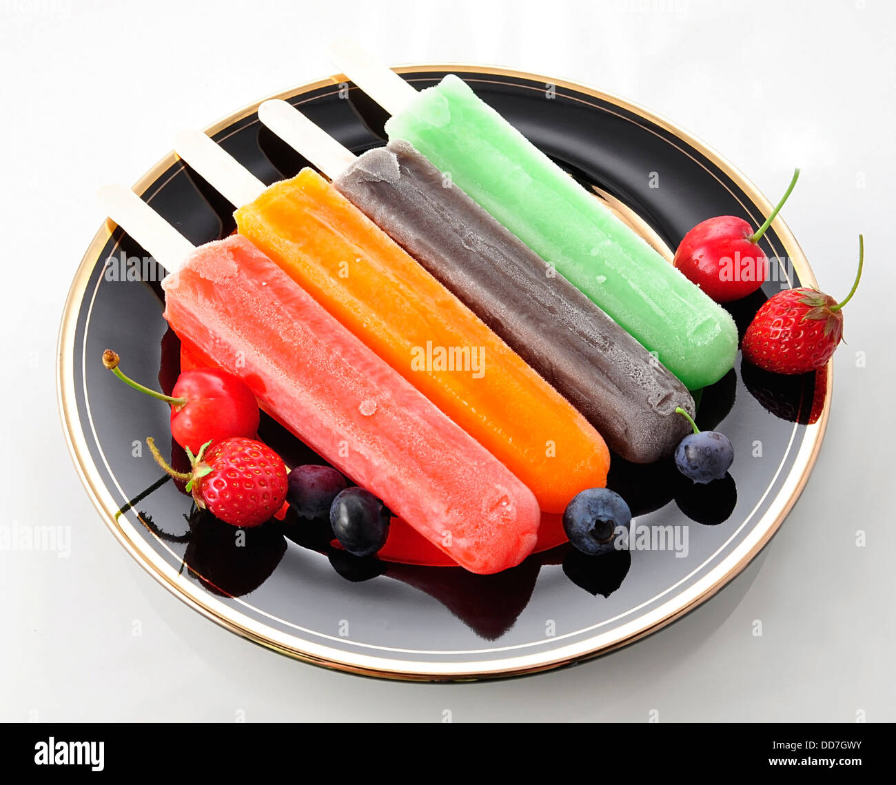 ice cream pops Stock Photo - Alamy