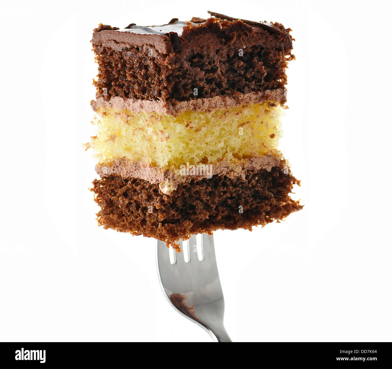 Slice sliced cake Cut Out Stock Images & Pictures - Alamy