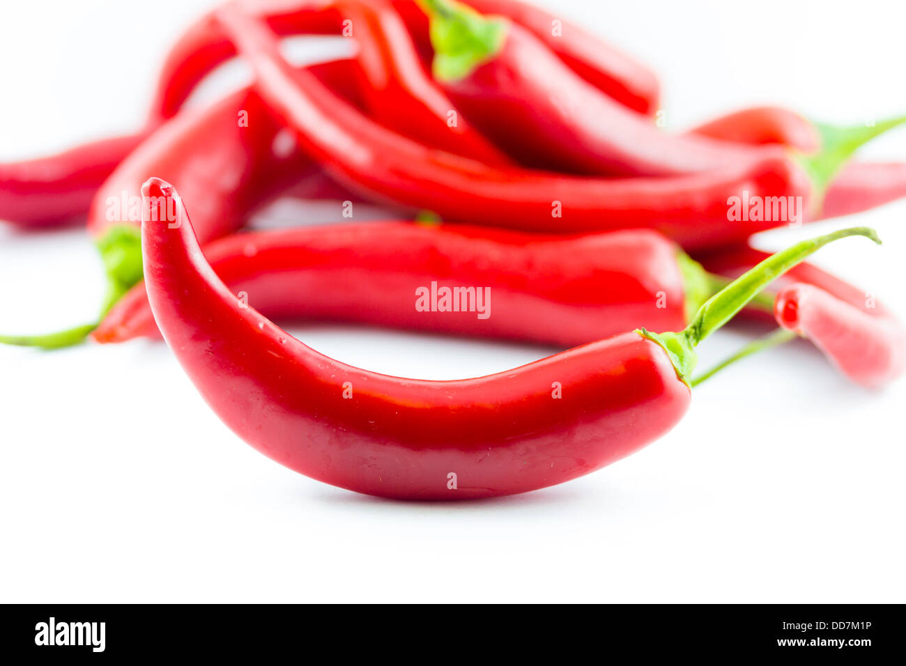 A group of Hot chillis Stock Photo - Alamy