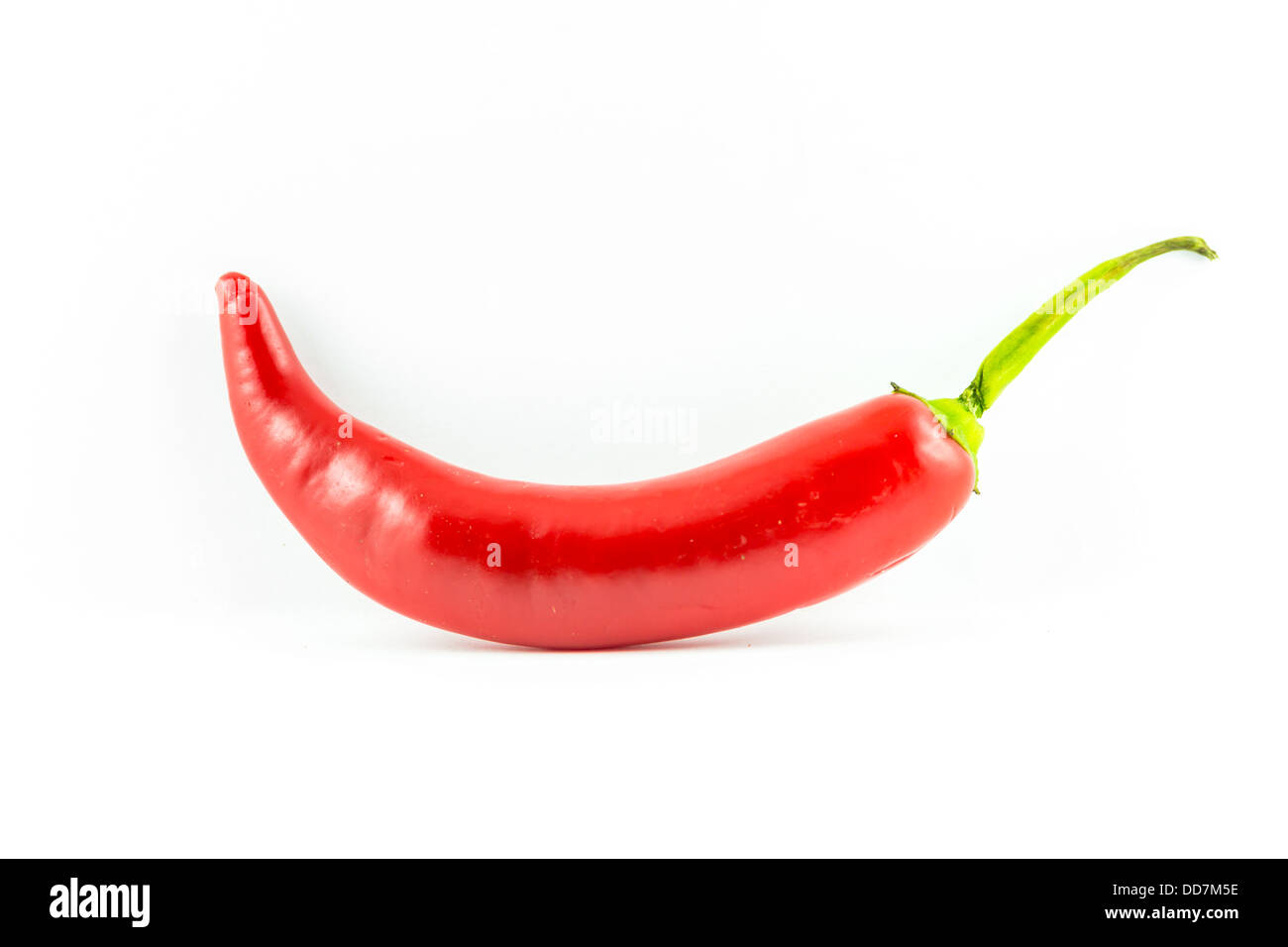 Isolated Hot chilli on a white background Stock Photo - Alamy