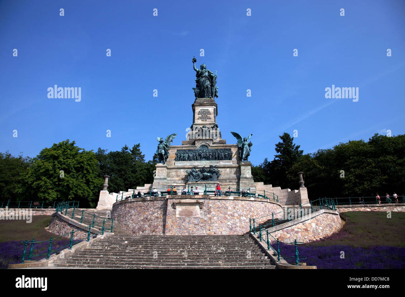 Niederwald Monument, Rudesheim, Hesse ,Germany Stock Photo - Alamy