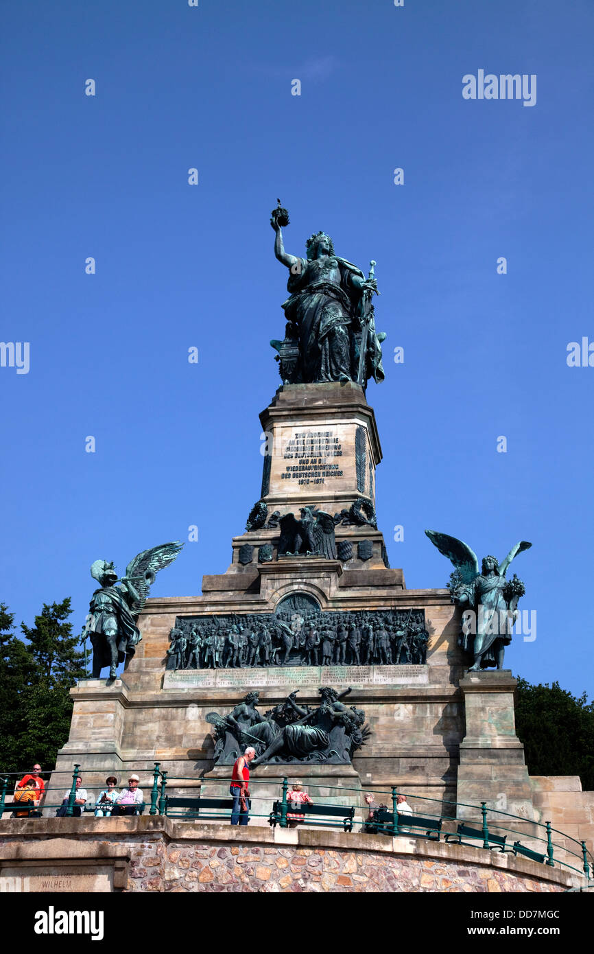 Niederwald Monument, Rudesheim, Hesse ,Germany Stock Photo - Alamy