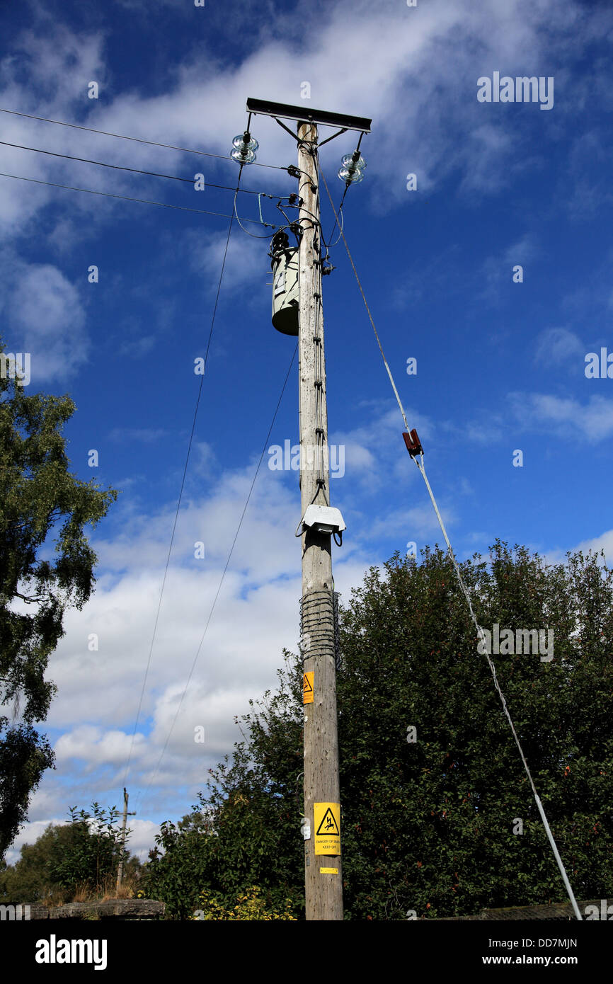Scottish electricity pole hi-res stock photography and images - Alamy