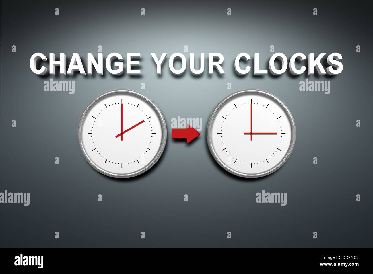 Change your clocks Stock Photo - Alamy