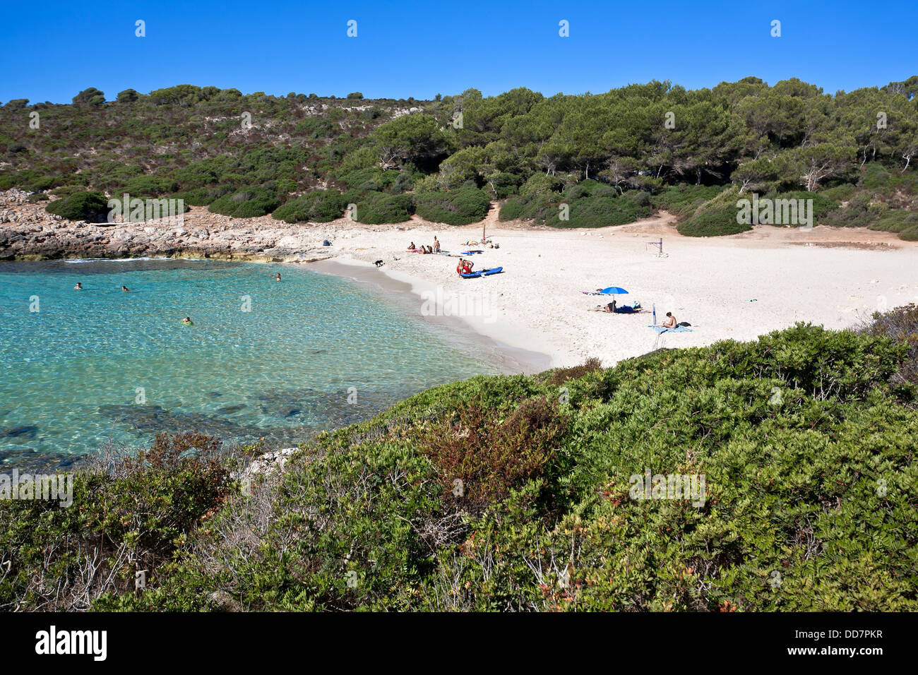 Cala Varques. Manacor. Mallorca Island. Spain Stock Photo - Alamy