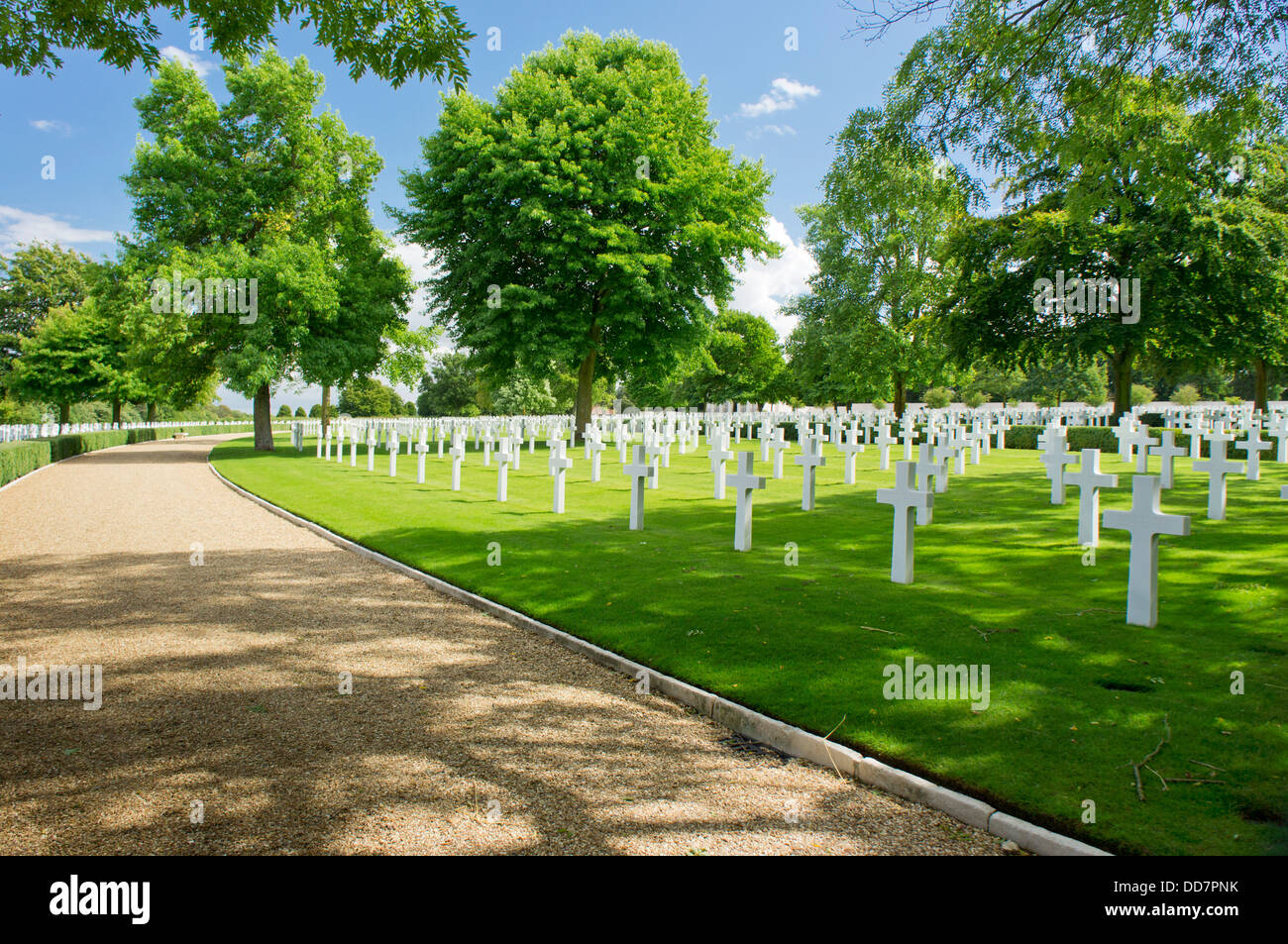 Cambridge American Cemetery England Uk Stock Photo - Alamy