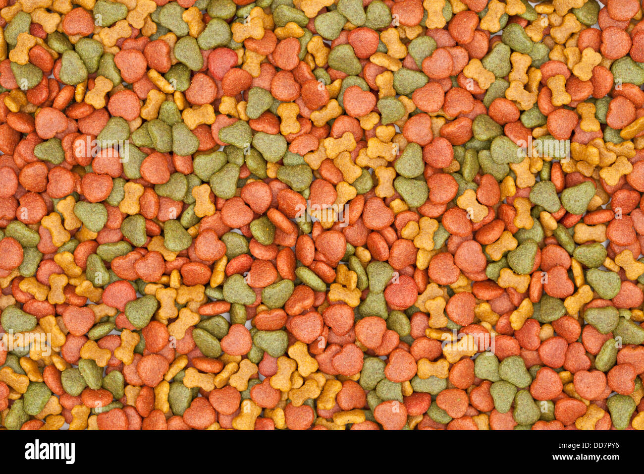 many colorful dog food background Stock Photo - Alamy
