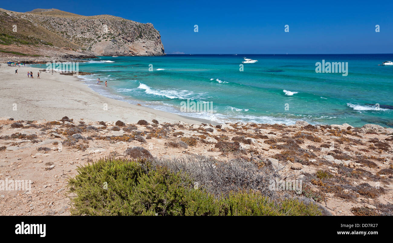 Es Verger beach (Arenalet d´Aubarca). Parc de Llevant Natural Park ...
