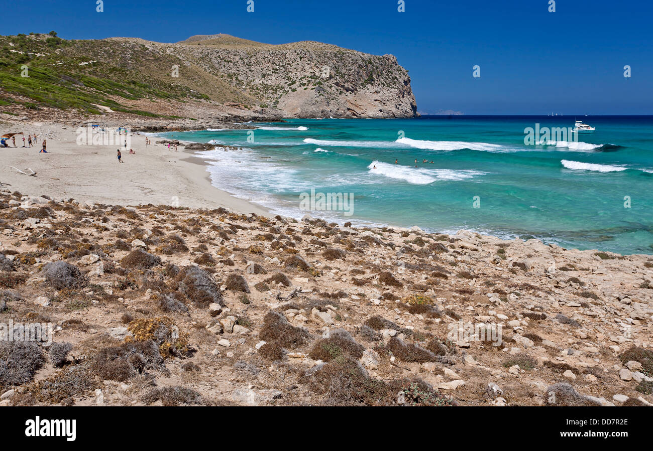 Es Verger beach (Arenalet d´Aubarca). Parc de Llevant Natural Park ...