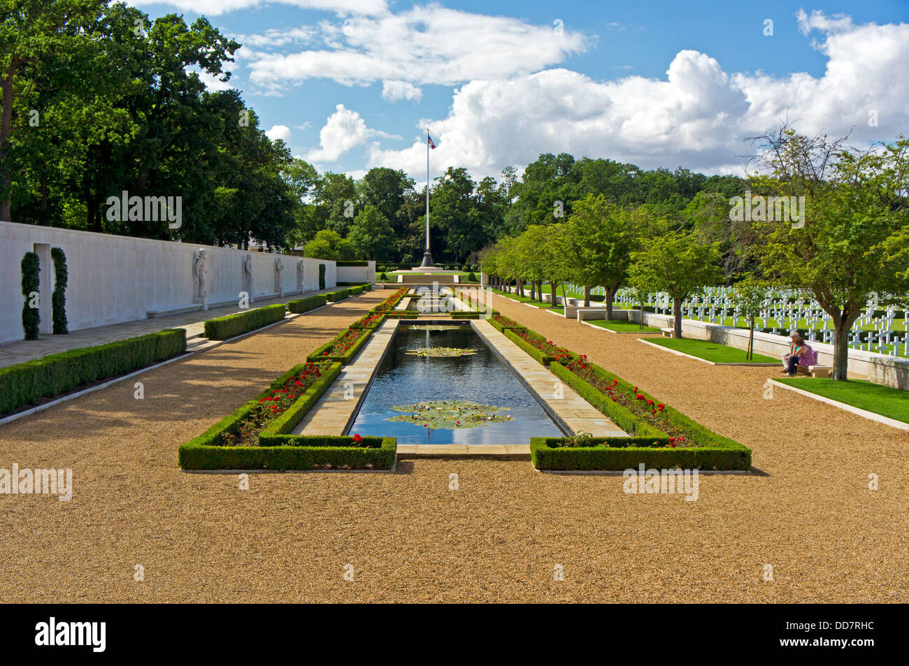 Cambridge American Cemetery England Uk Stock Photo - Alamy