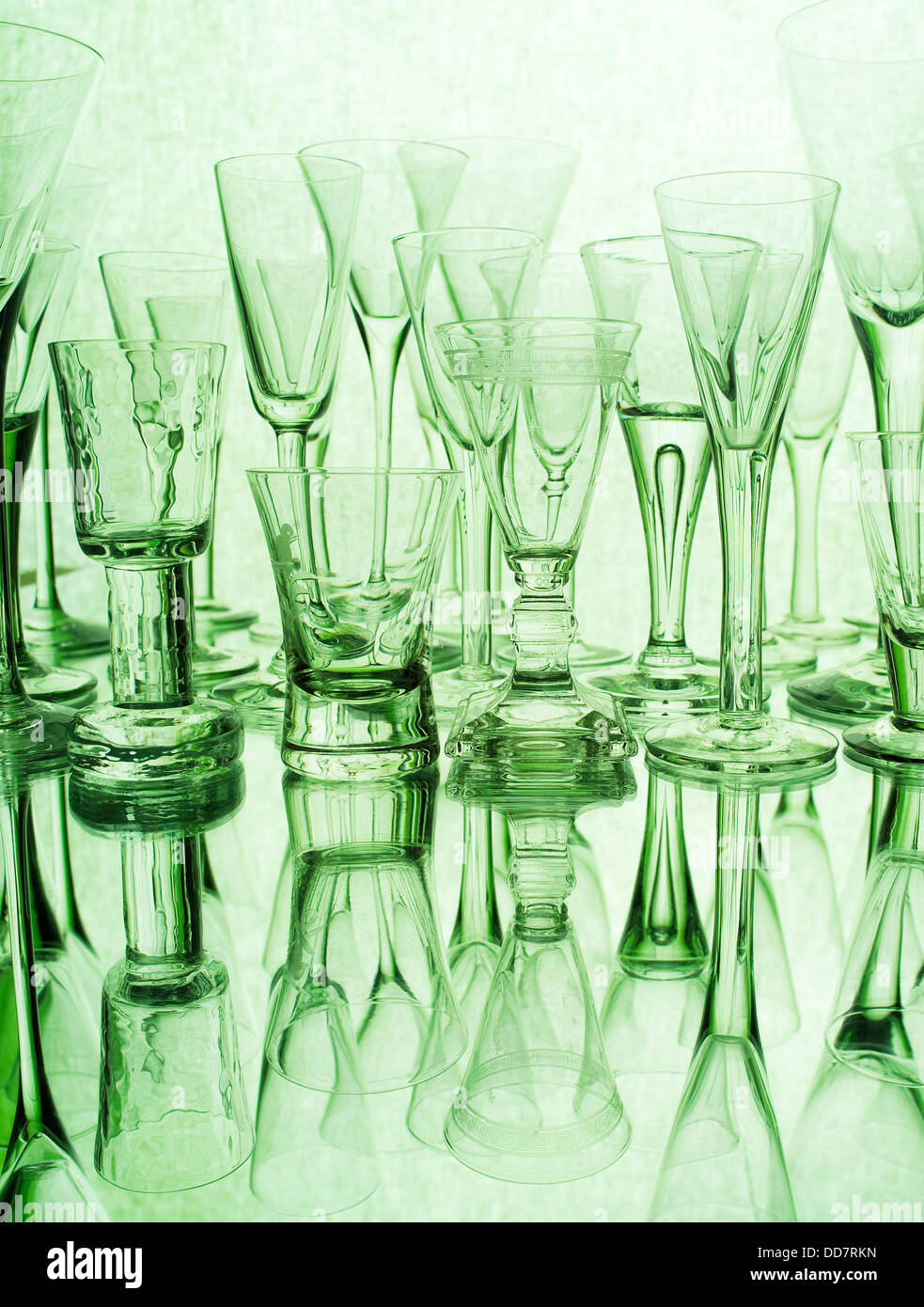 Glass still life Stock Photo - Alamy