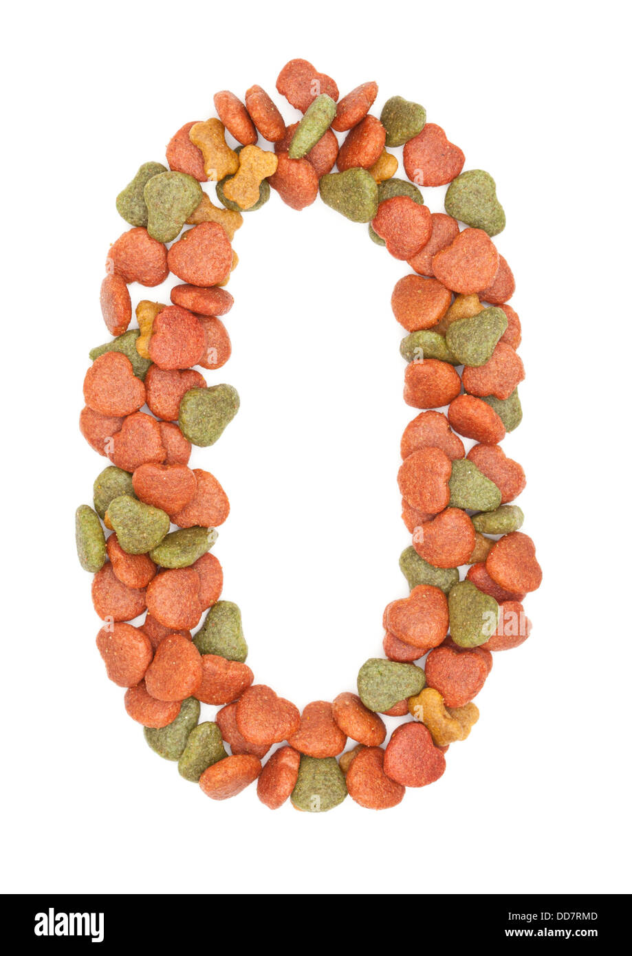 0 dog food number on white background Stock Photo - Alamy