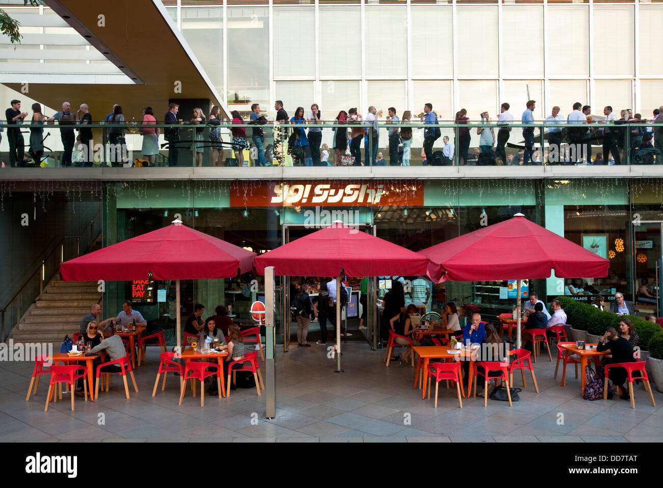 Cafe/Restaurant Scene, The Southbank, London, England Stock Photo - Alamy