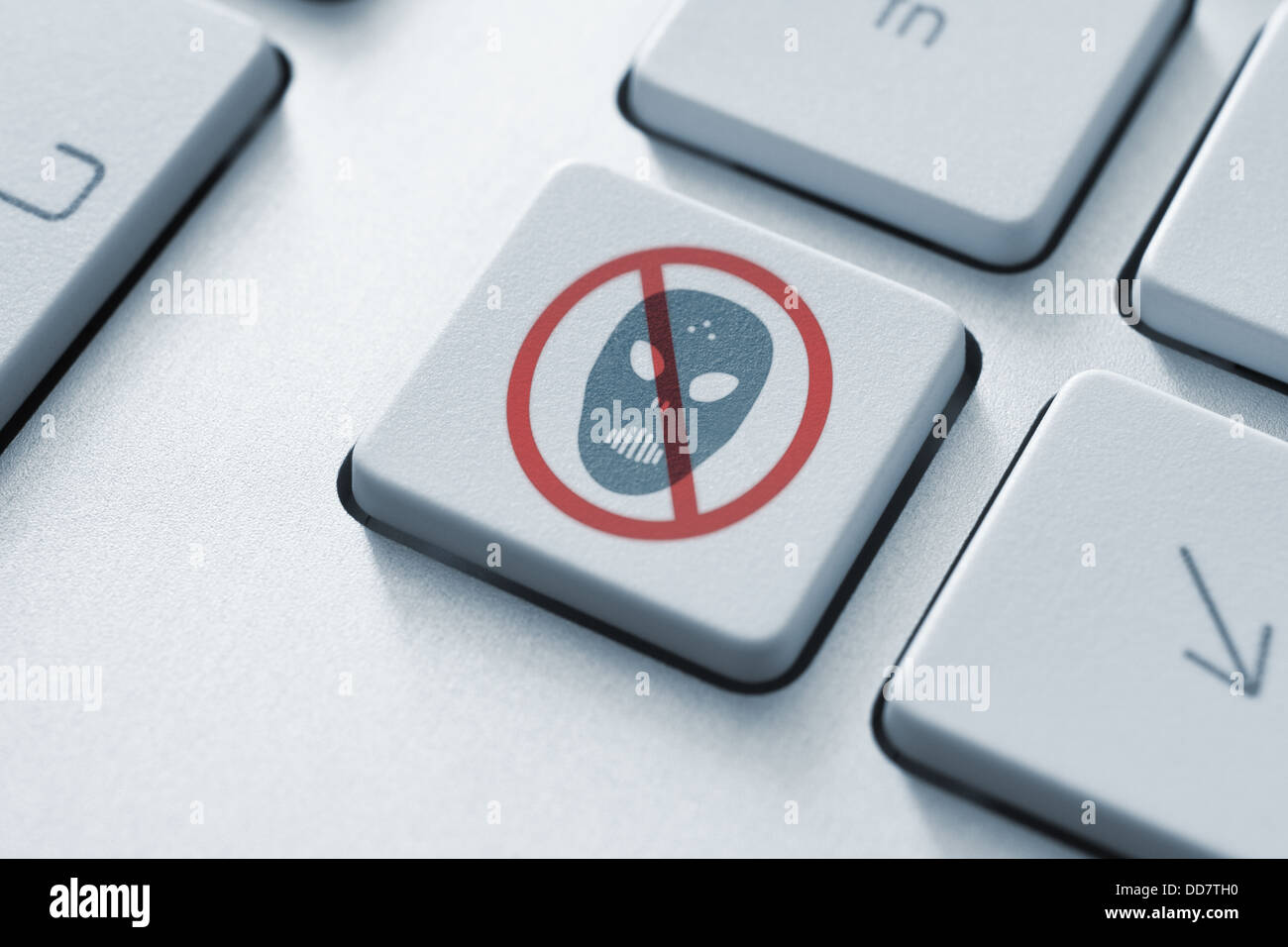 Anti Raiders Attack Button Stock Photo - Alamy