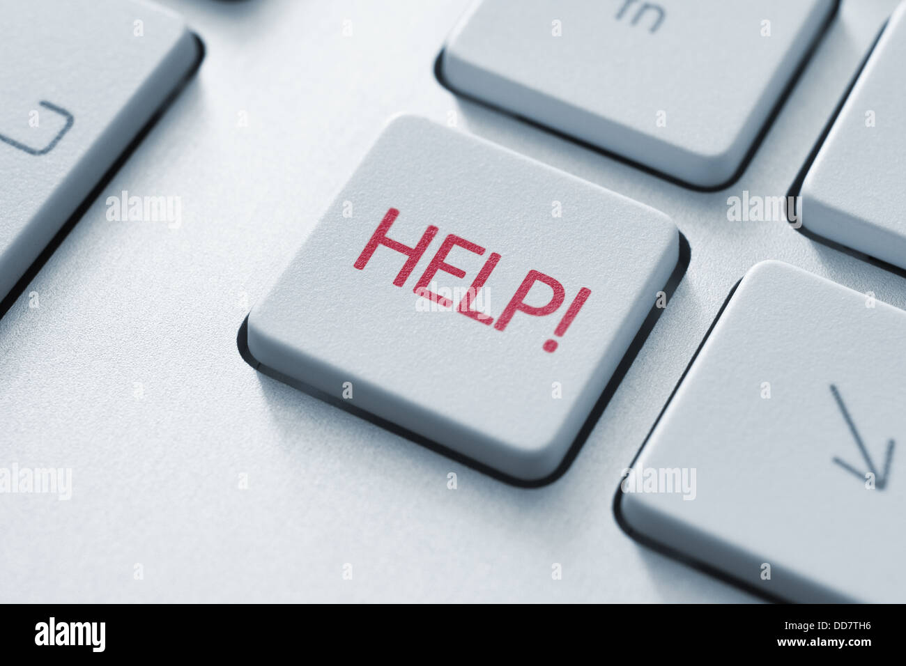 Puzzle button help hi-res stock photography and images - Alamy