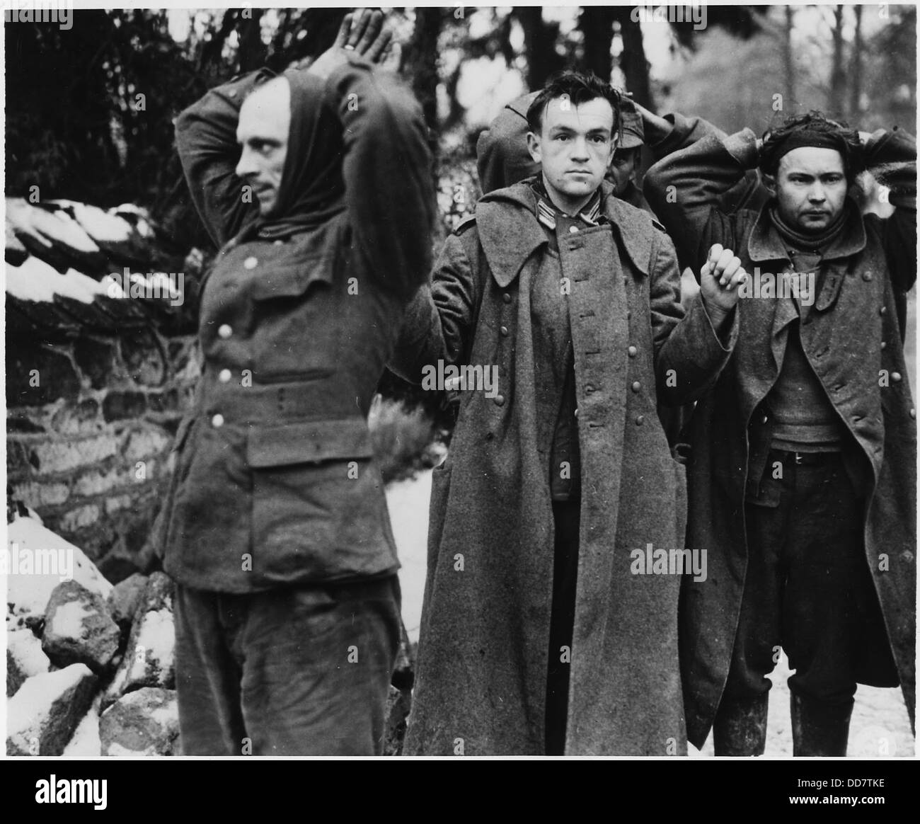 German prisoners of war (POWs) captured by the U.S. 82nd Airborne ...