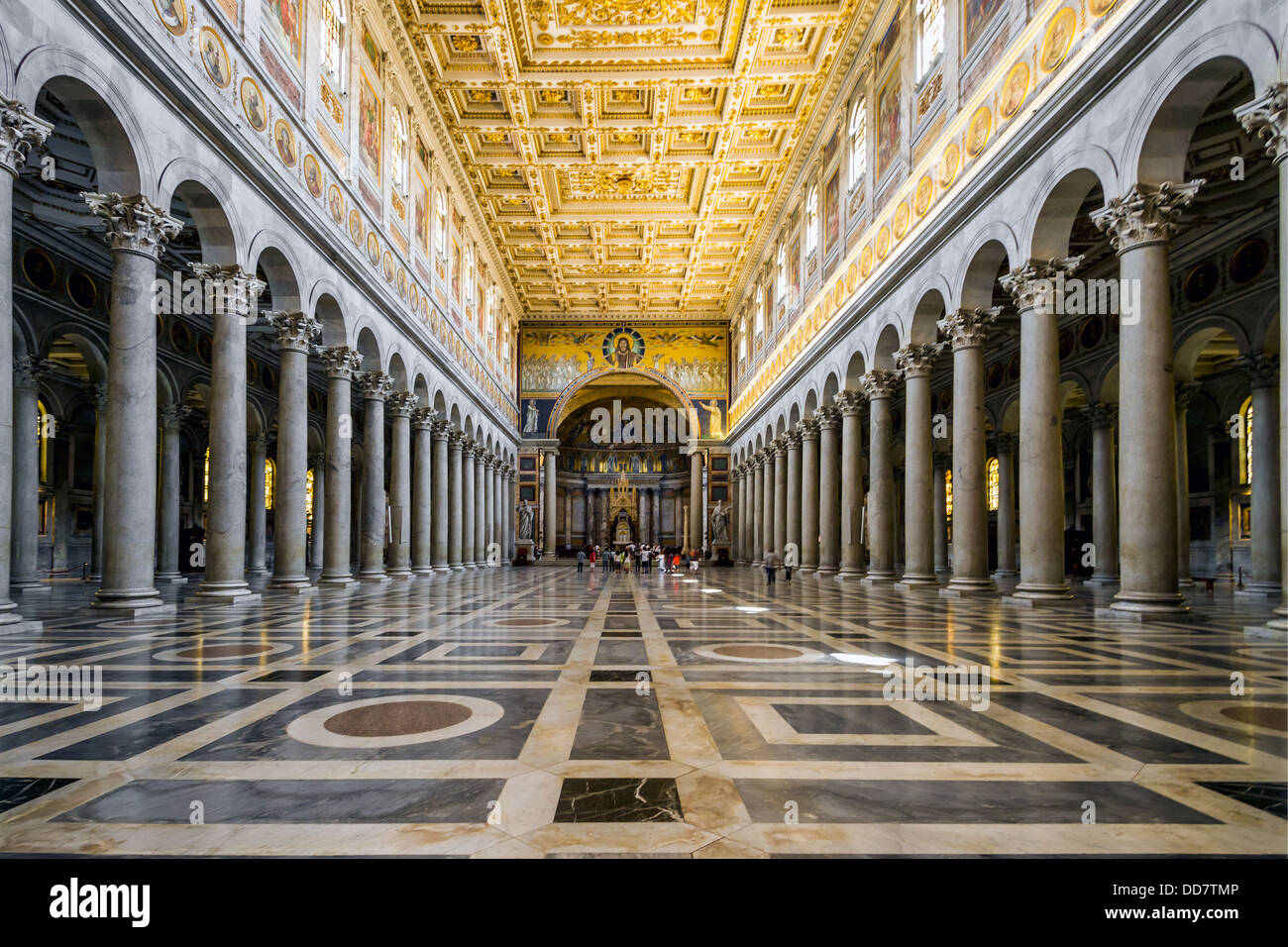 Basilica of saint paul outside the walls hi-res stock photography and ...