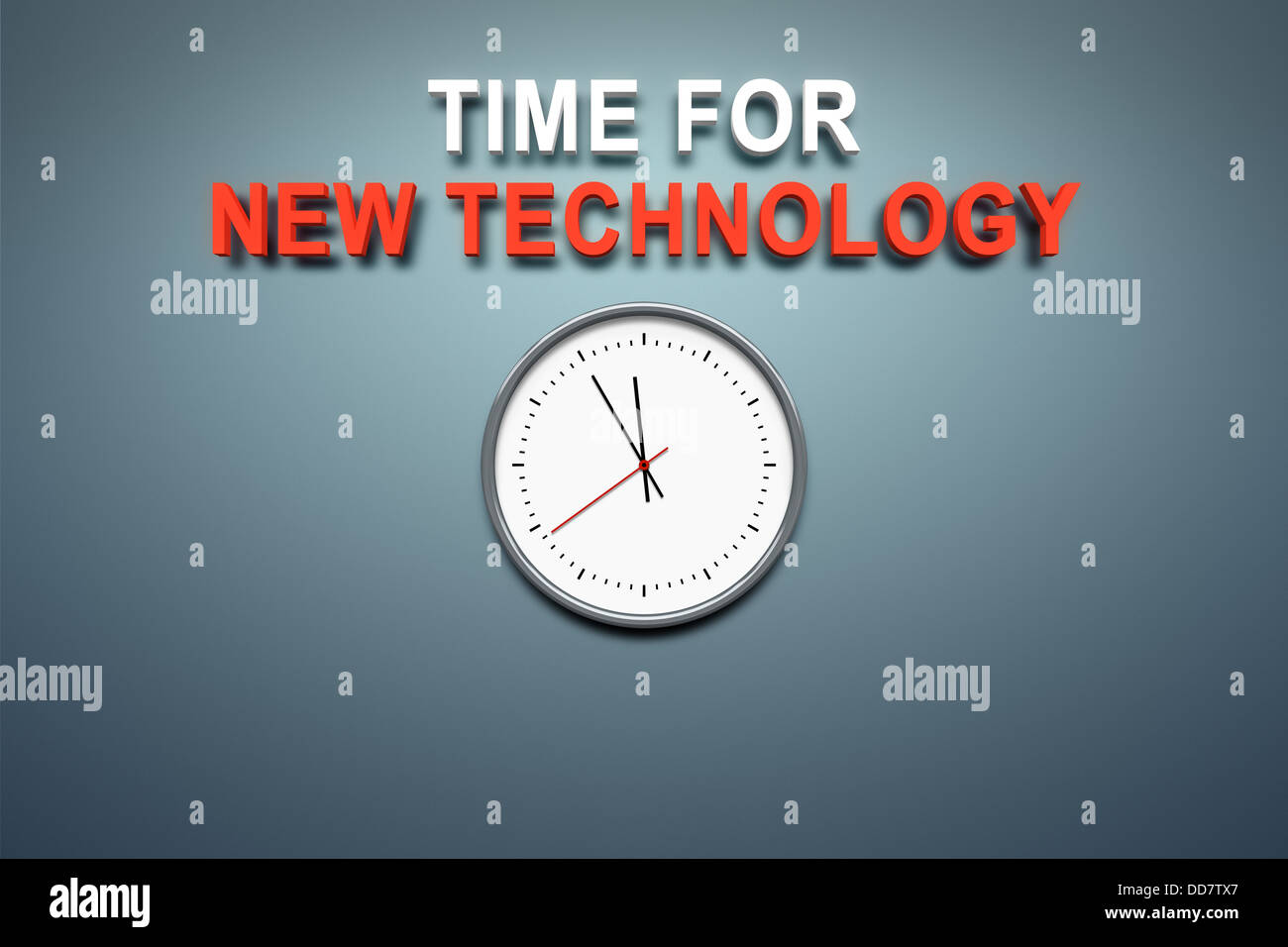 Time for new technology at the wall Stock Photo - Alamy