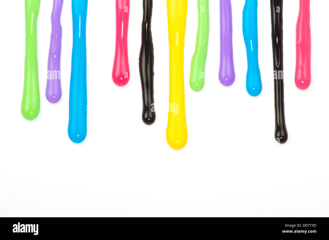 Dripping paint rainbow hi-res stock photography and images - Alamy