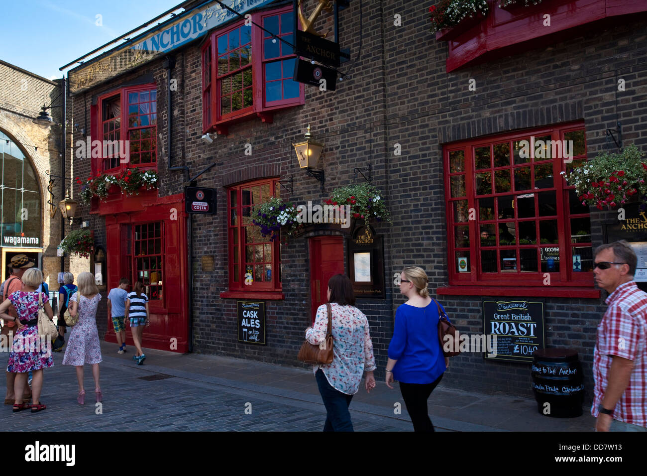 The Anchor, Riverside Pub, London, England Stock Photo - Alamy