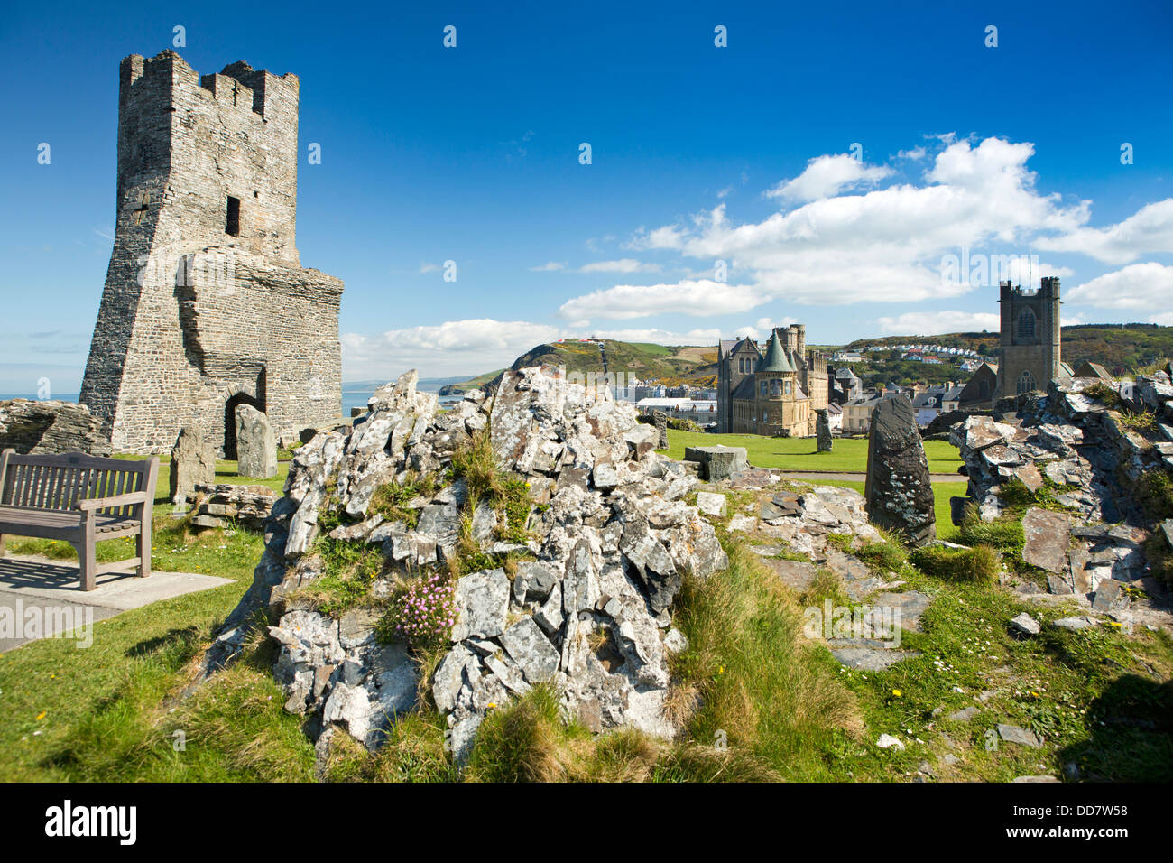 Aberystwyth Castle Ruins High Resolution Stock Photography and Images ...