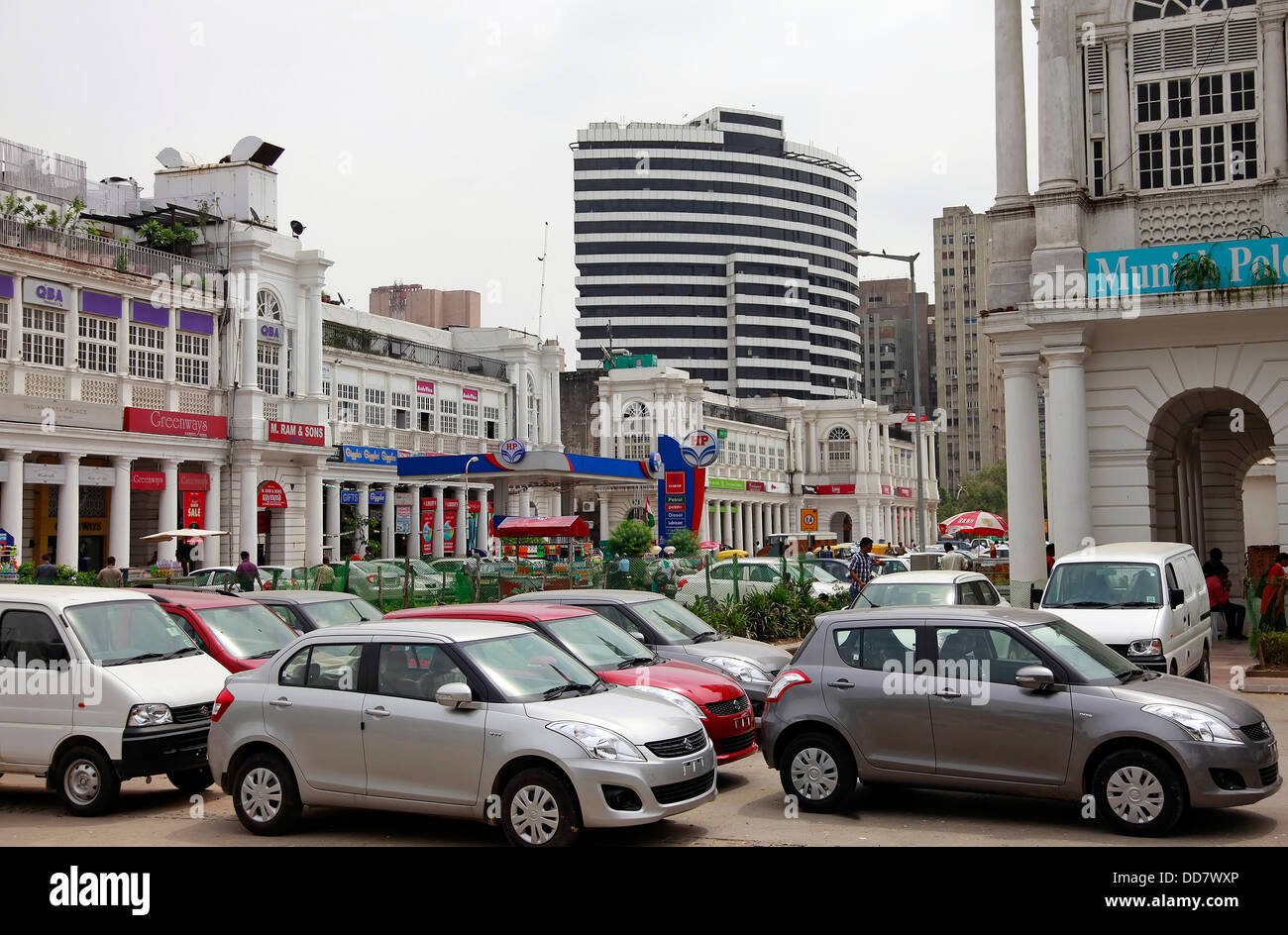 Commercial and residential building India Stock Photo - Alamy