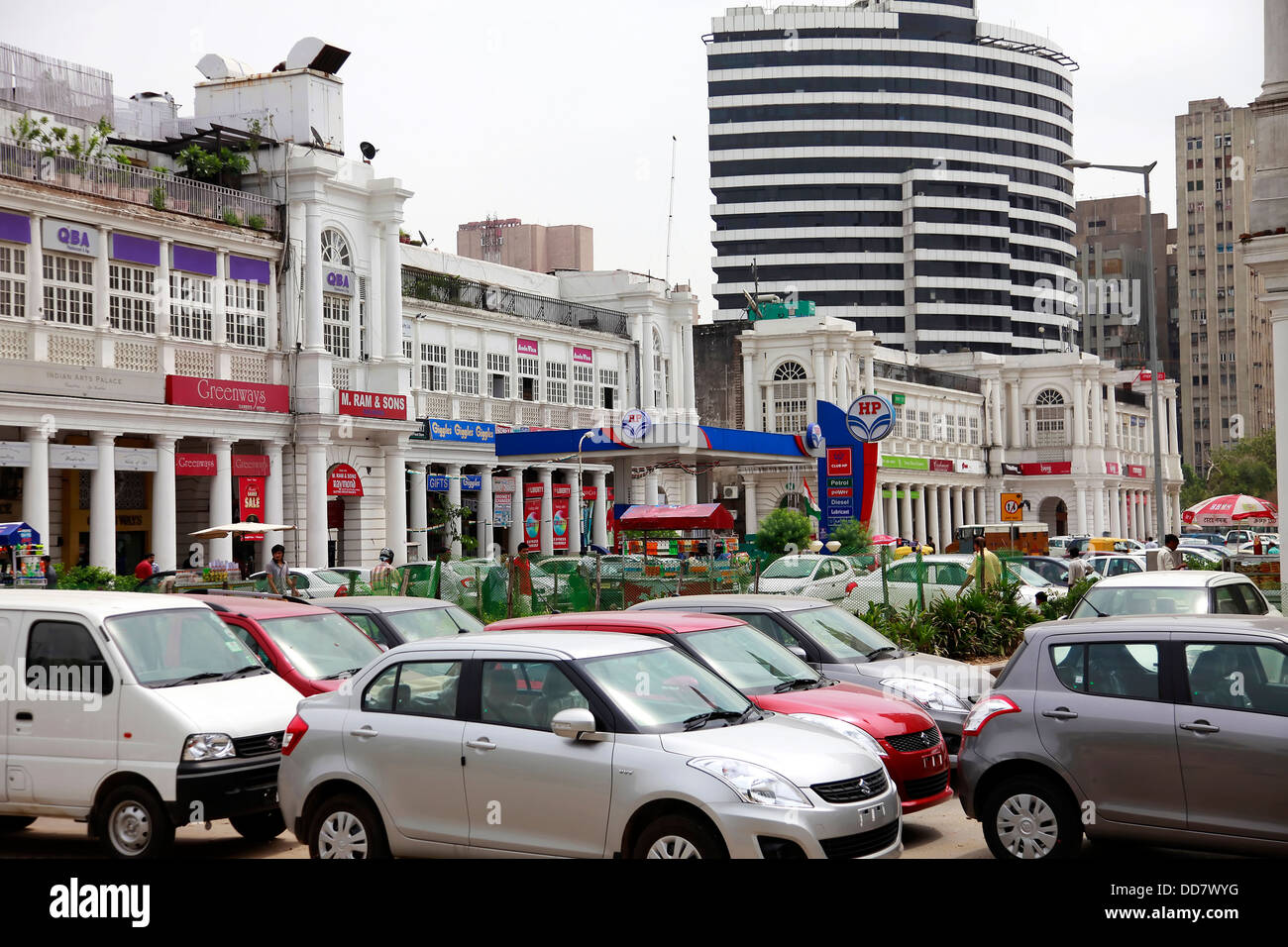 Commercial and residential building India Stock Photo - Alamy