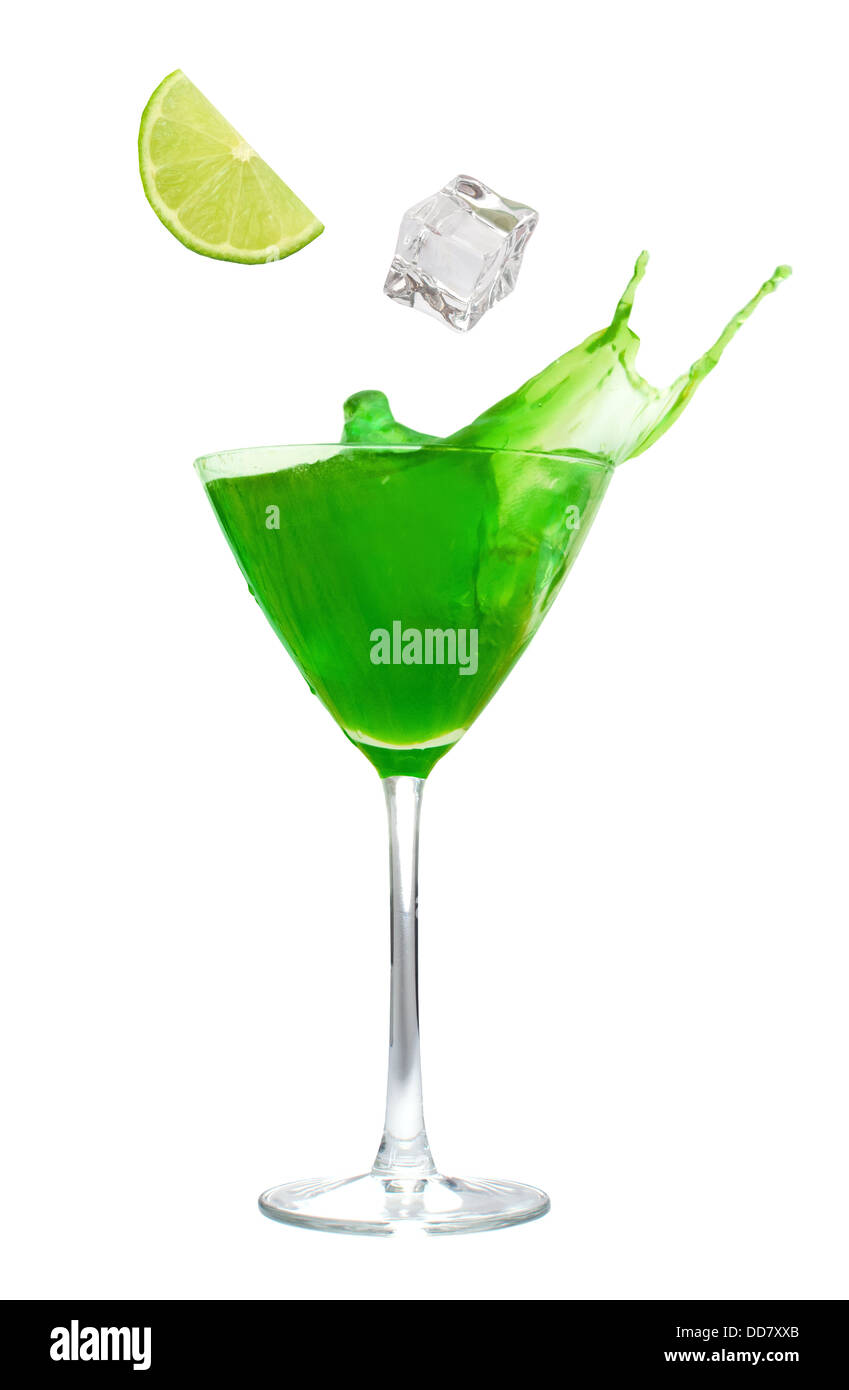 Cocktail drink splash Stock Photo - Alamy