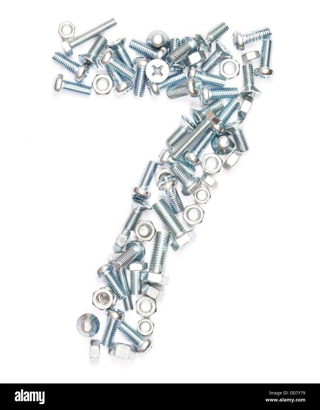 Number 7 Cut Out Stock Images & Pictures - Alamy