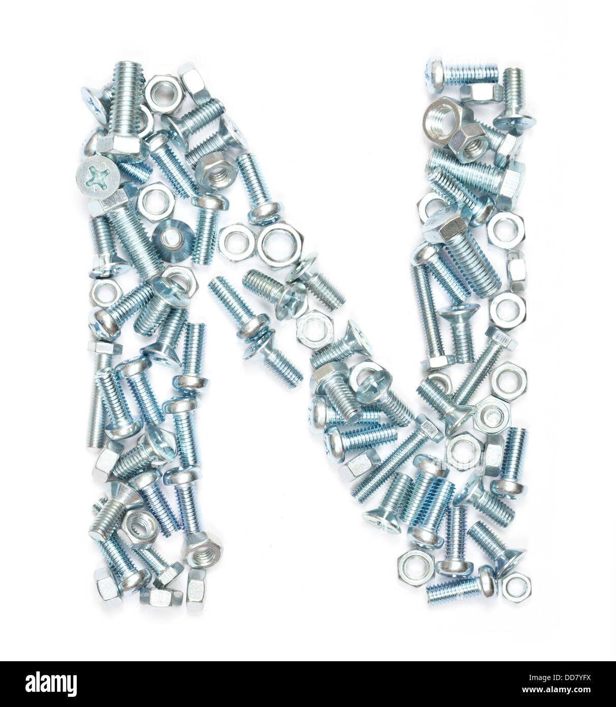 Steel alphabets letters hi-res stock photography and images - Alamy