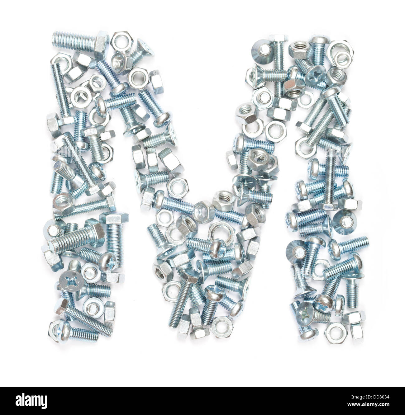 Steel alphabets letters hi-res stock photography and images - Alamy