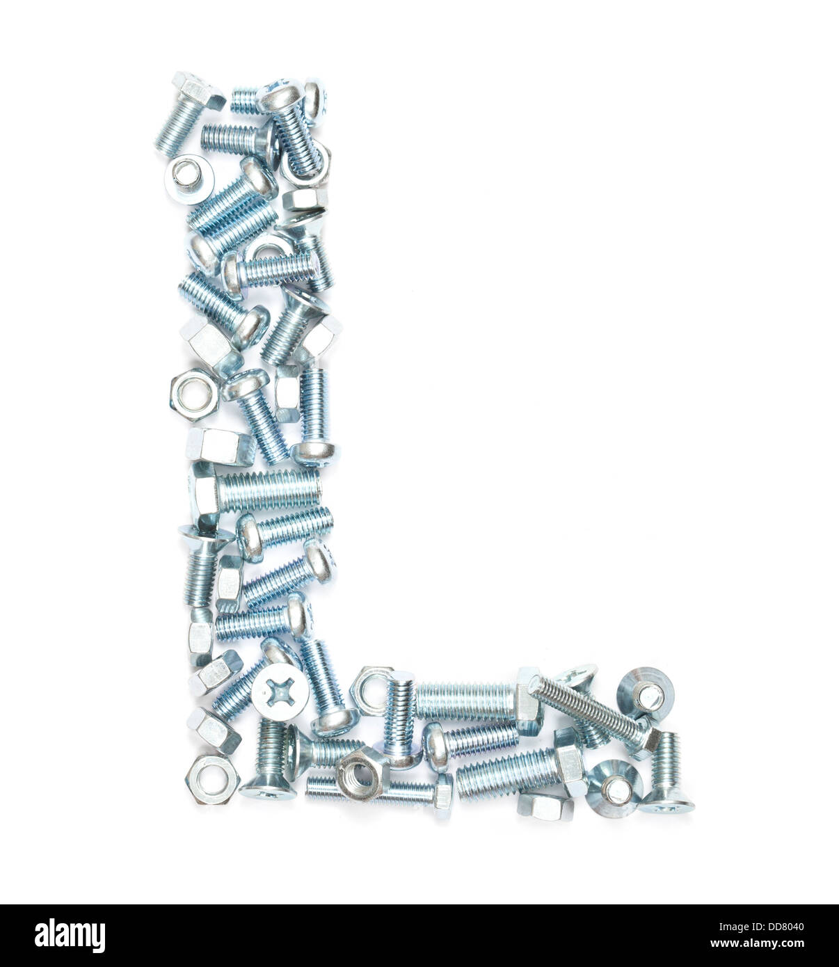 Metallic letter l hi-res stock photography and images - Alamy