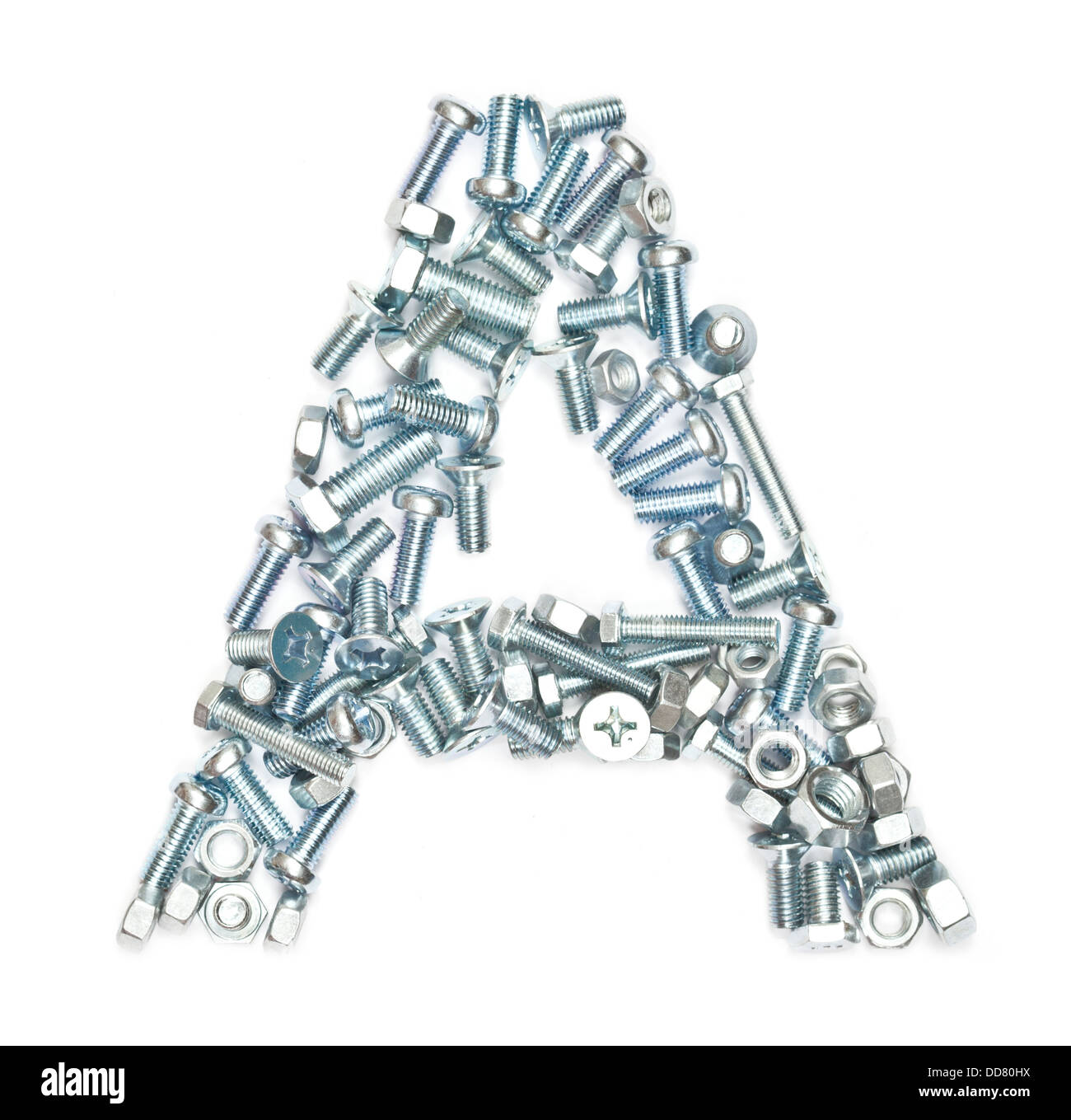 Steel alphabets letters hi-res stock photography and images - Alamy