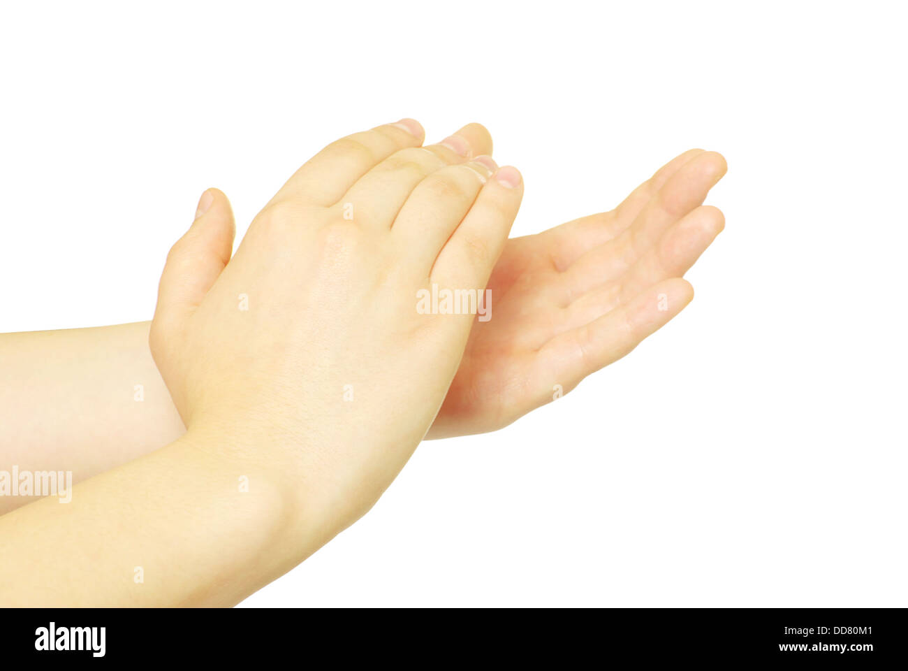 Hands clap gesture hi-res stock photography and images - Alamy