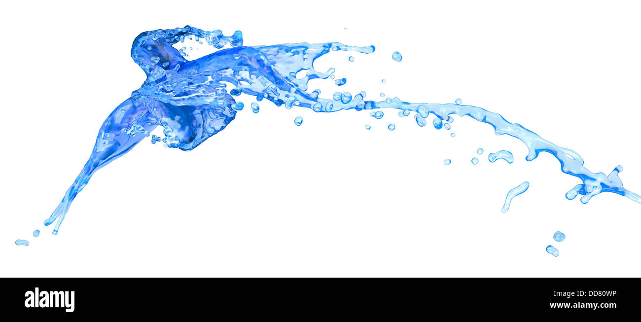 Water droplets collide fresh liquid hi-res stock photography and images ...