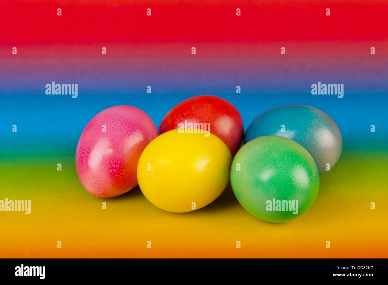 Colorful easter eggs Stock Photo - Alamy