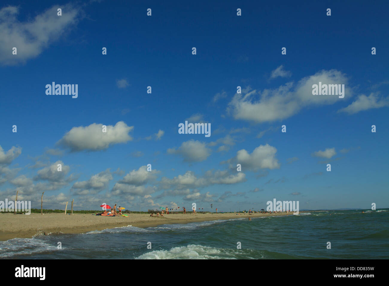 Sand beach in Italy Stock Photo - Alamy
