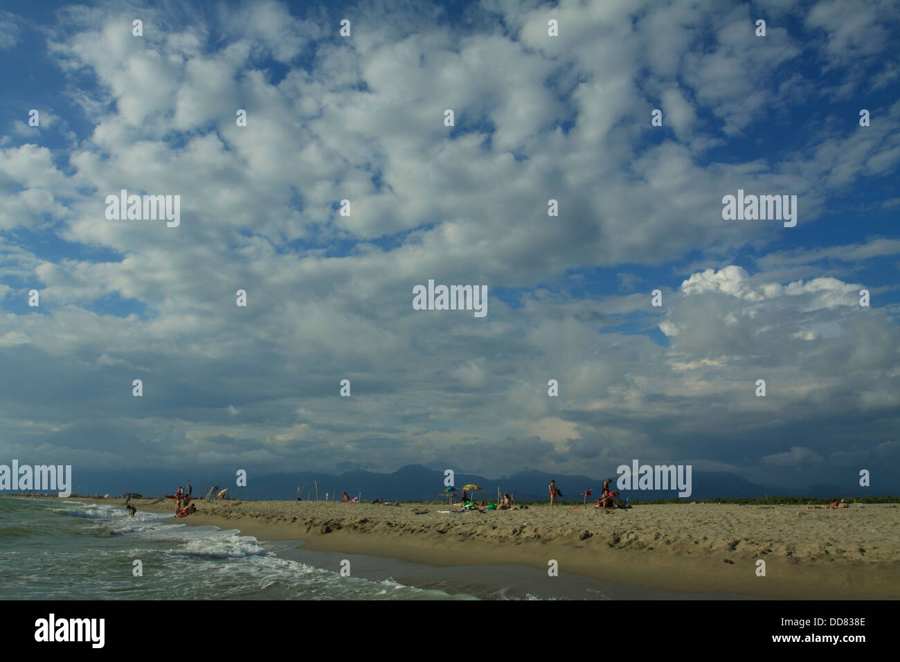 Sand beach in Italy Stock Photo - Alamy