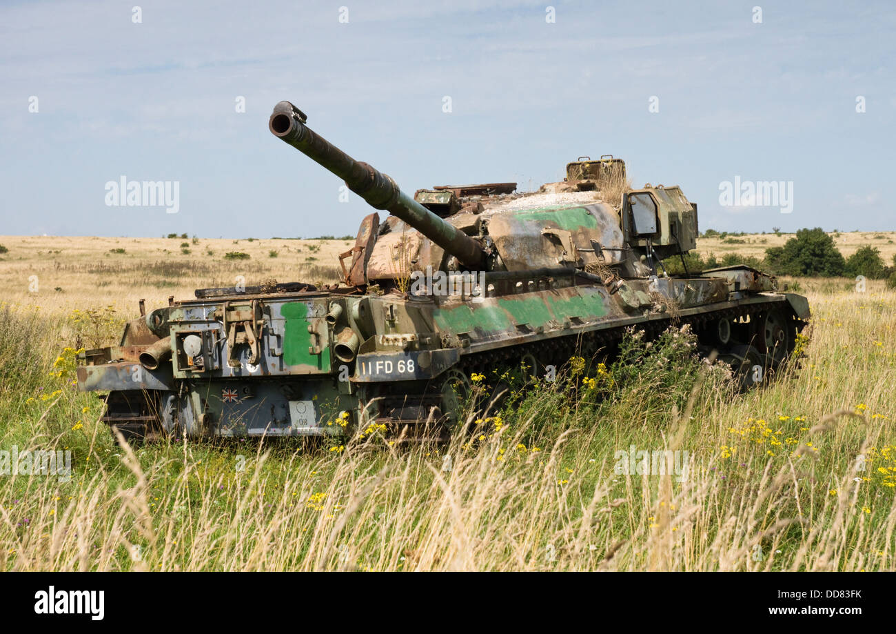 Imber Village Salisbury Plain Wiltshire England UK.. Taken by the Army ...
