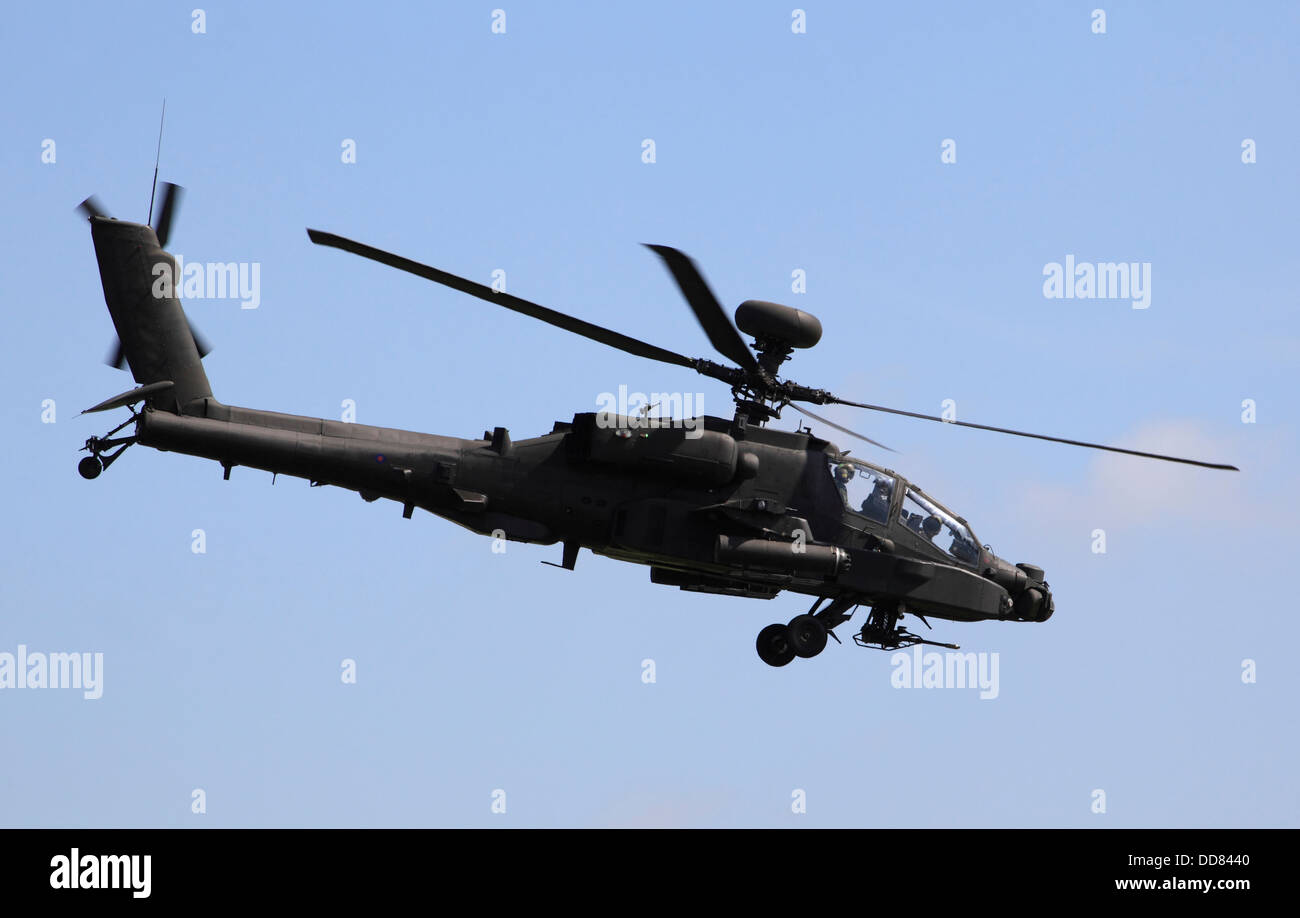 Apache Attack Helicopter at RAF Cosford Airshow 2013 with Prince Harry ...