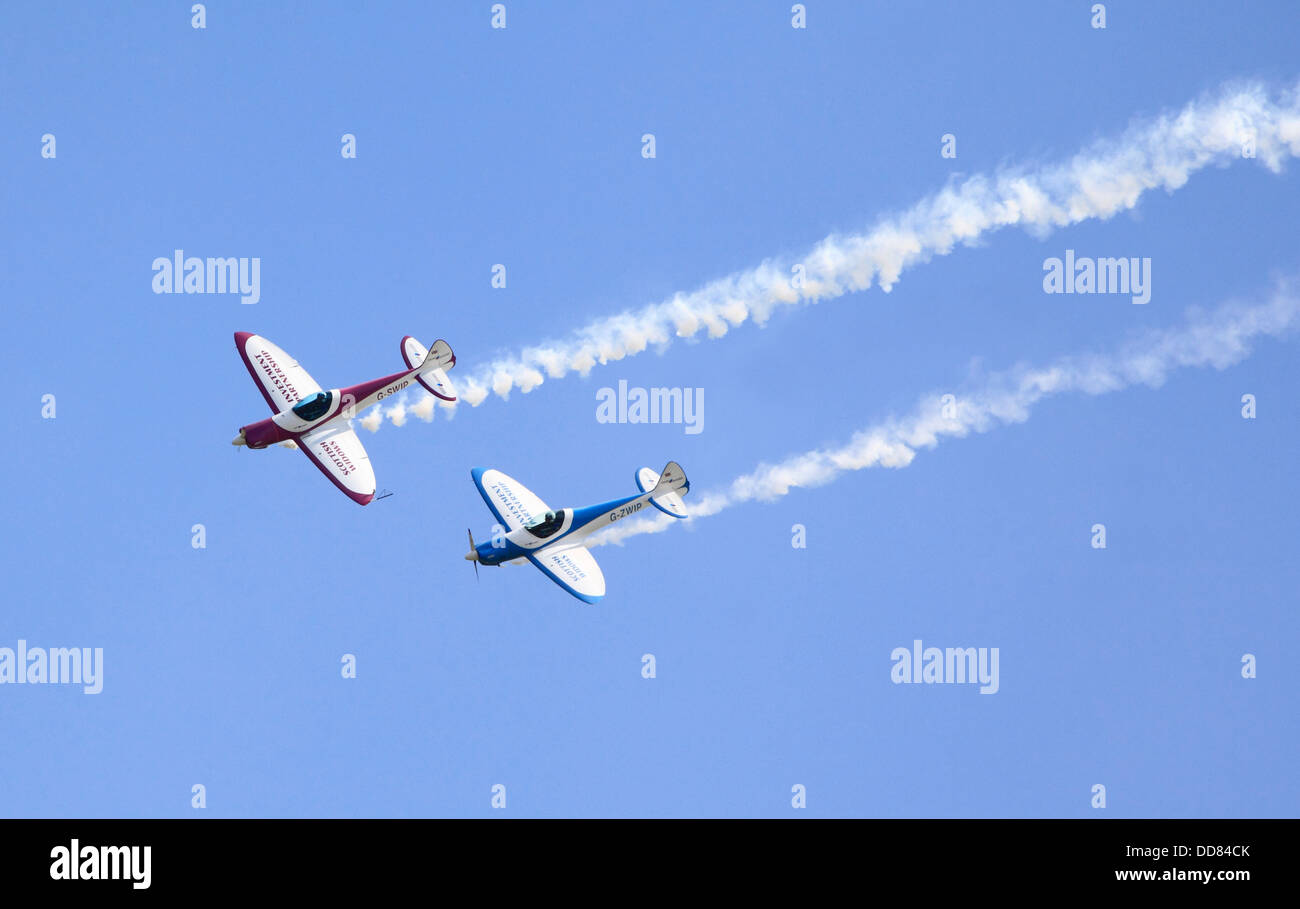 Breathtaking aerobatic display hi-res stock photography and images - Alamy