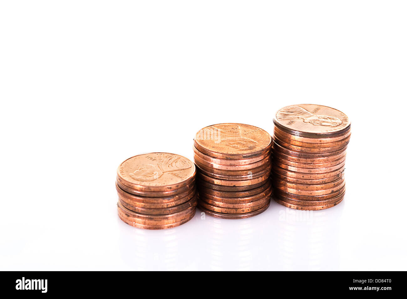 pile of one cent coins Stock Photo - Alamy